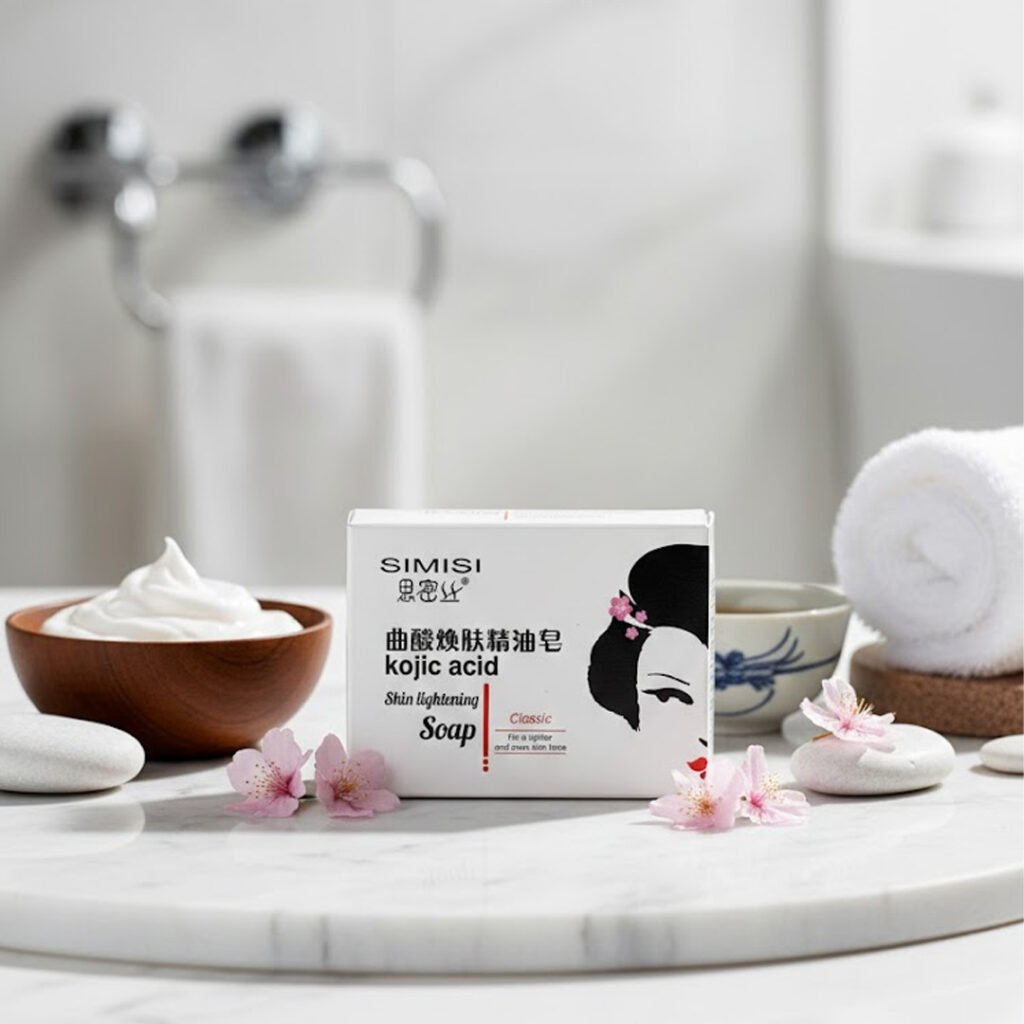 SIMISI Kojic Acid Skin Lightening Soap – Classic Essential Oil Bar for ...