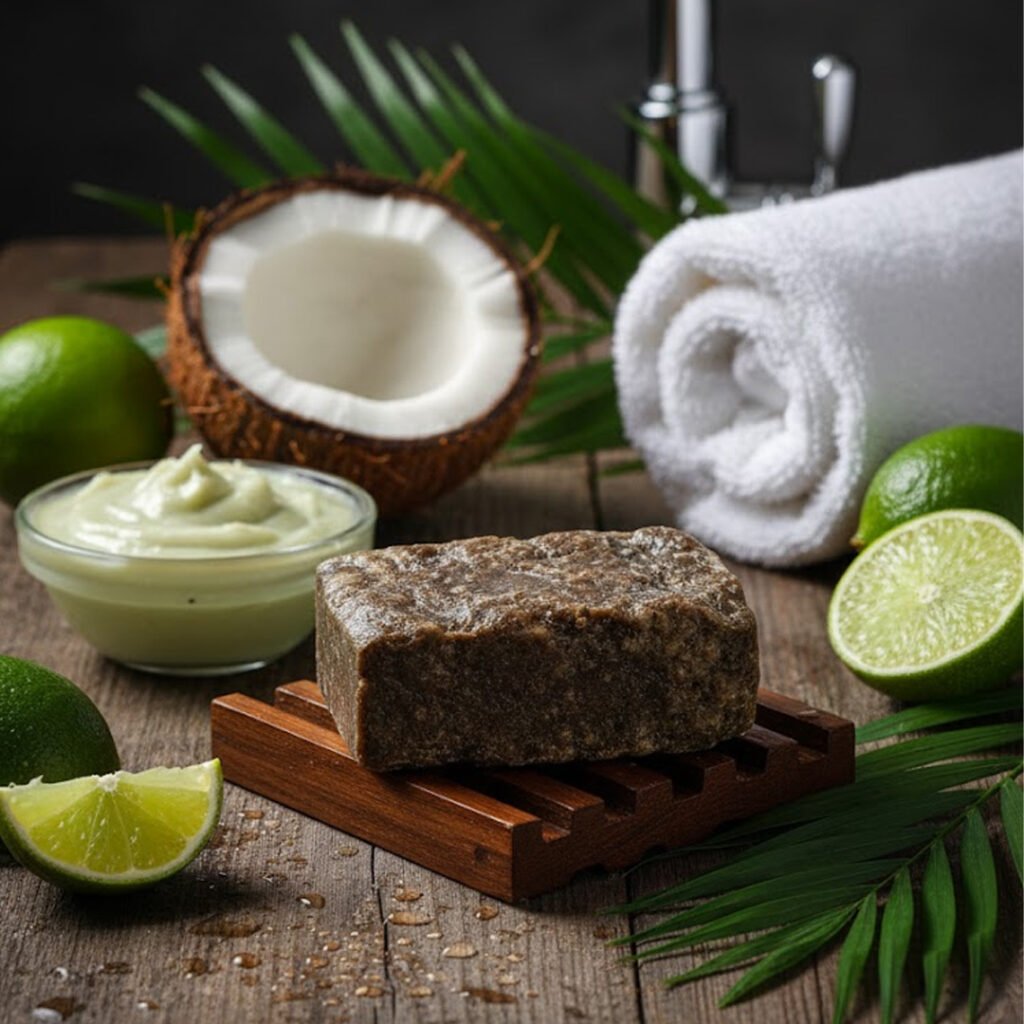 Premium Raw African Black Soap